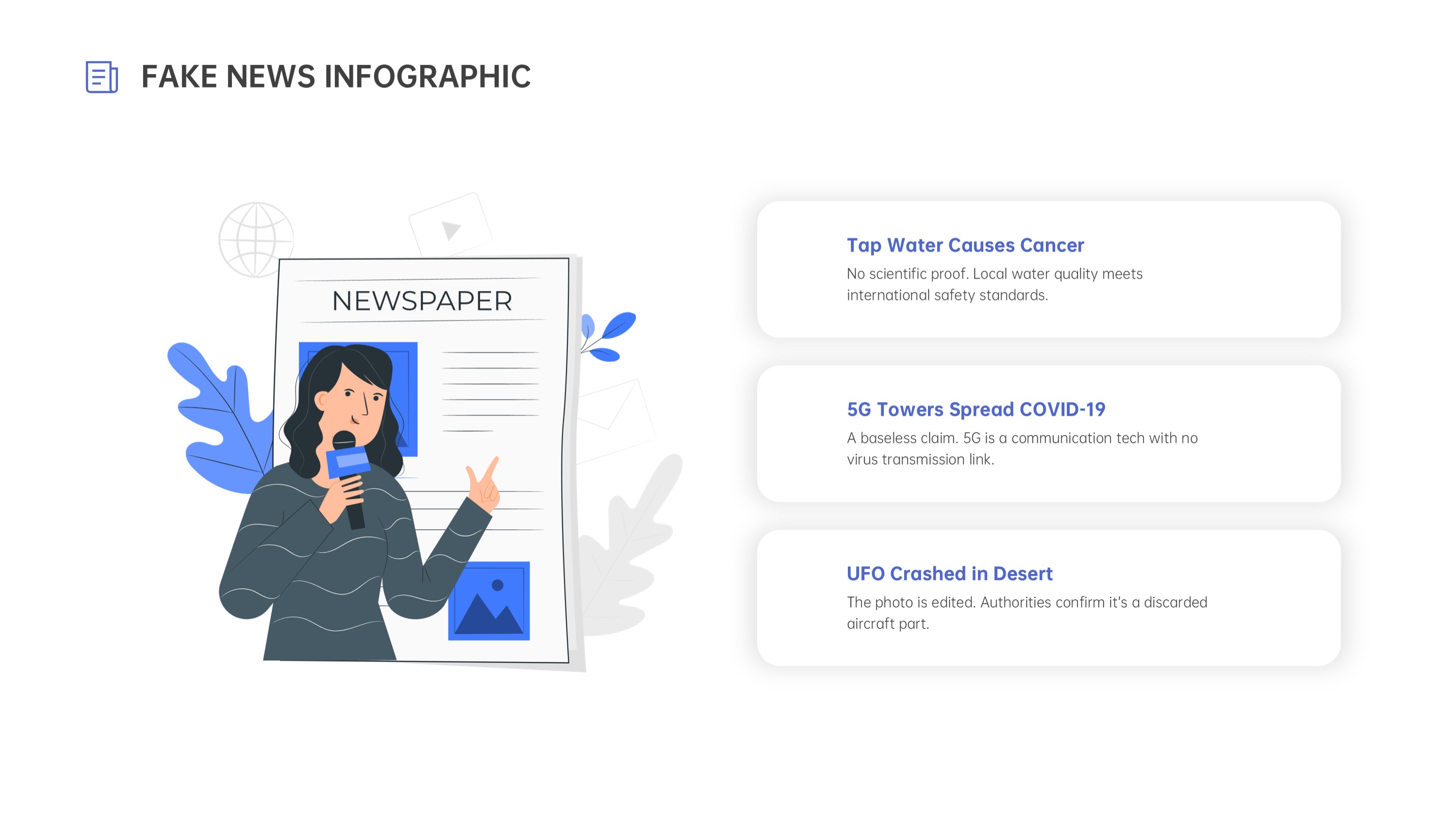 Teach with Fake News Infographic Templates - AiPPT