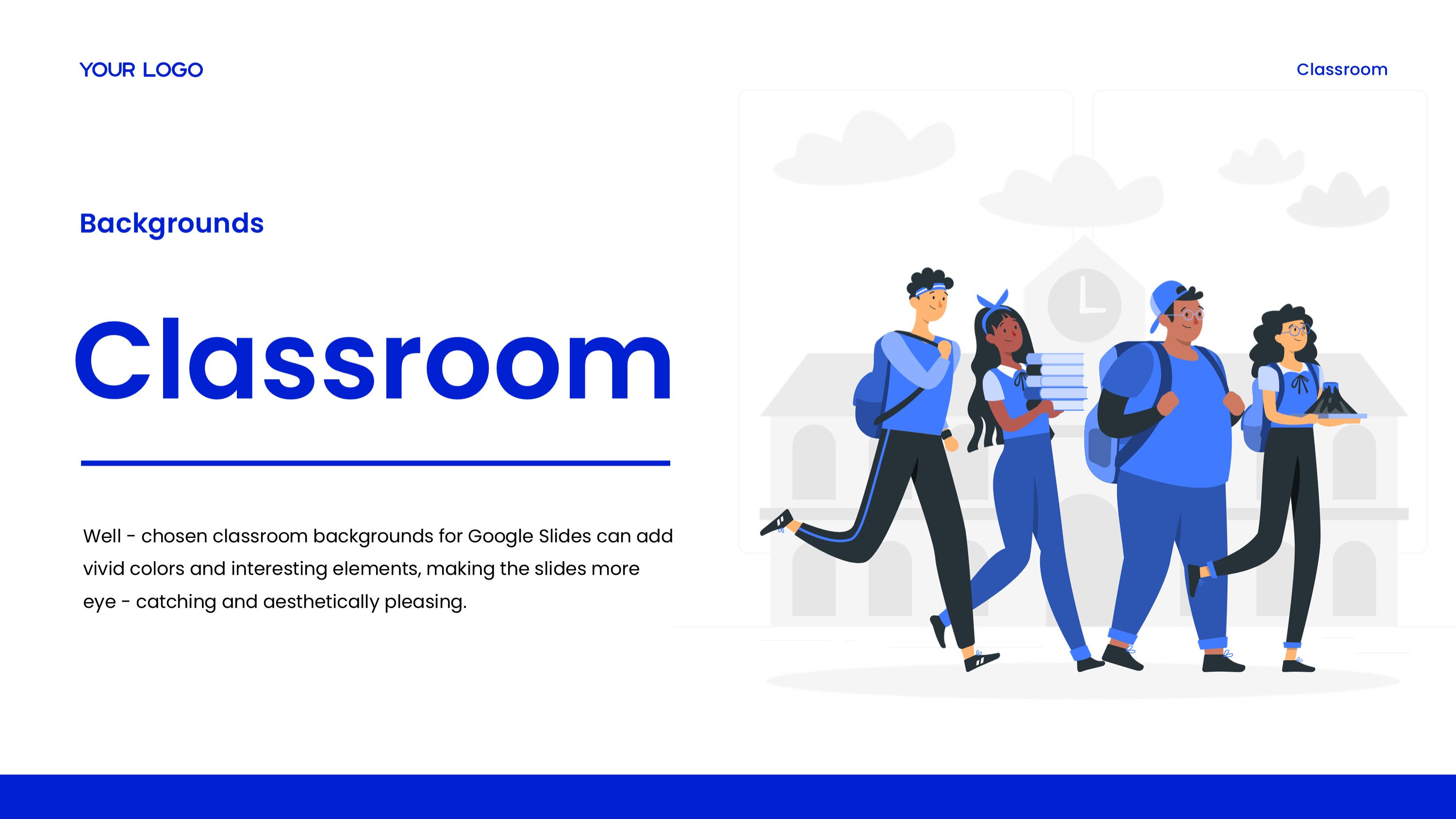 Remote Learning: Classroom Backgrounds for Google Slides - AiPPT